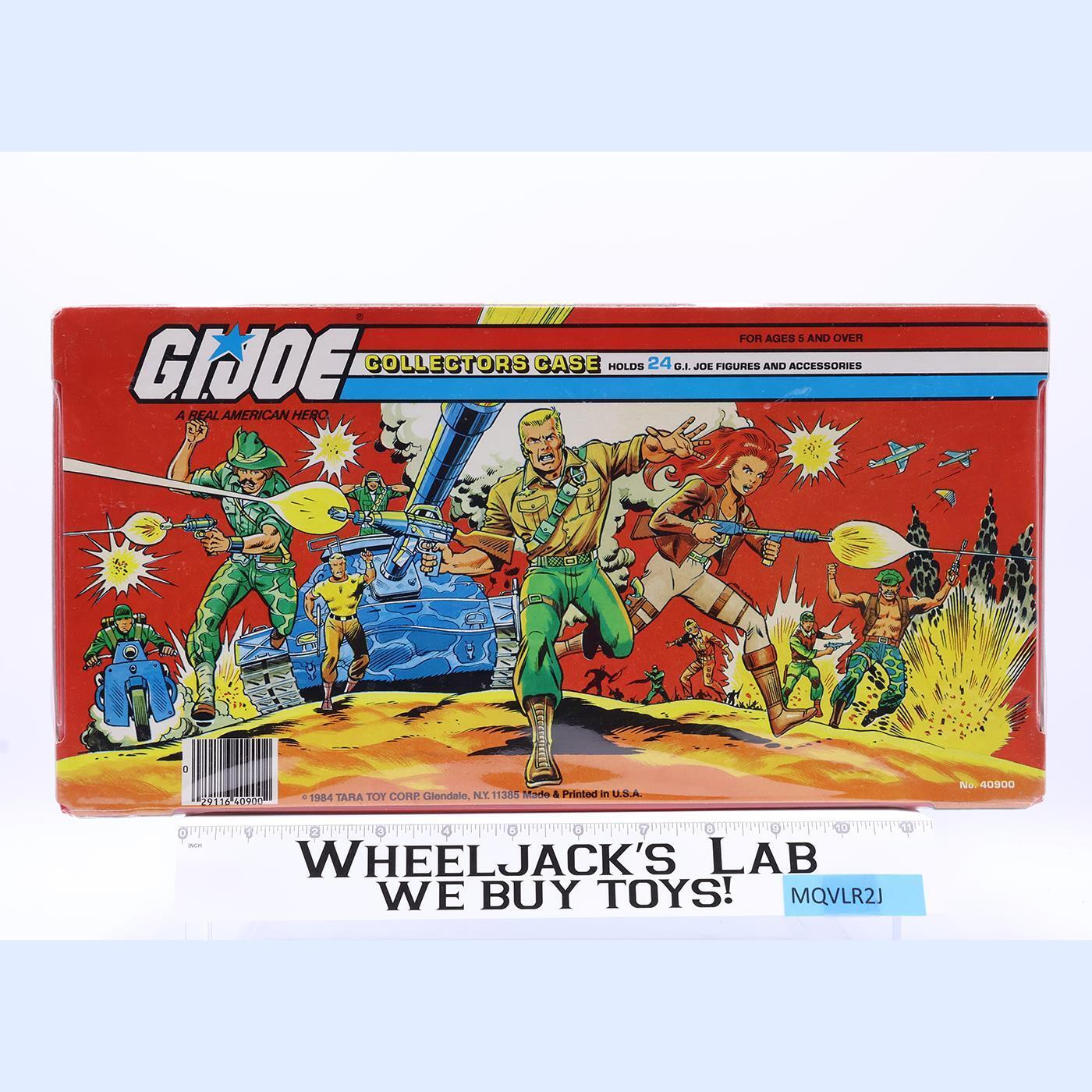 GI Joe Collectors Case 24 Action Figures W/TRAY 1984 Tara Toy Accessory ...