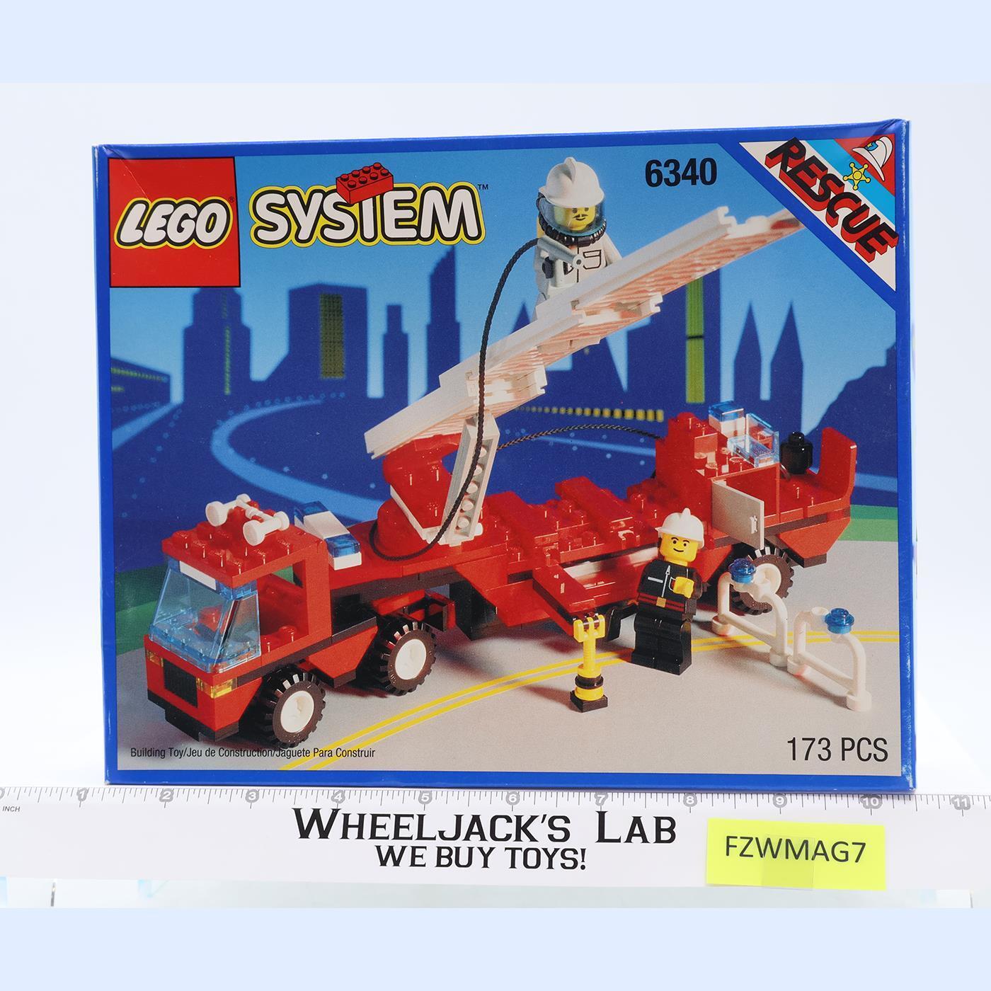 LEGO #6340 Hook & Ladder 1994 Lego System Town Rescue 173 pieces NEW ...