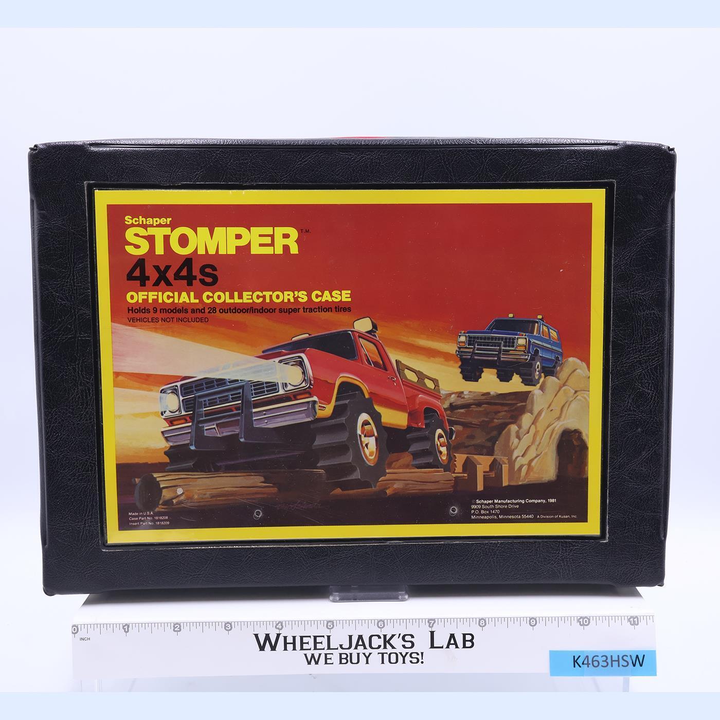 Official Collector's Case Stompers 4x4 1981 Schaper Vintage Black Holds ...