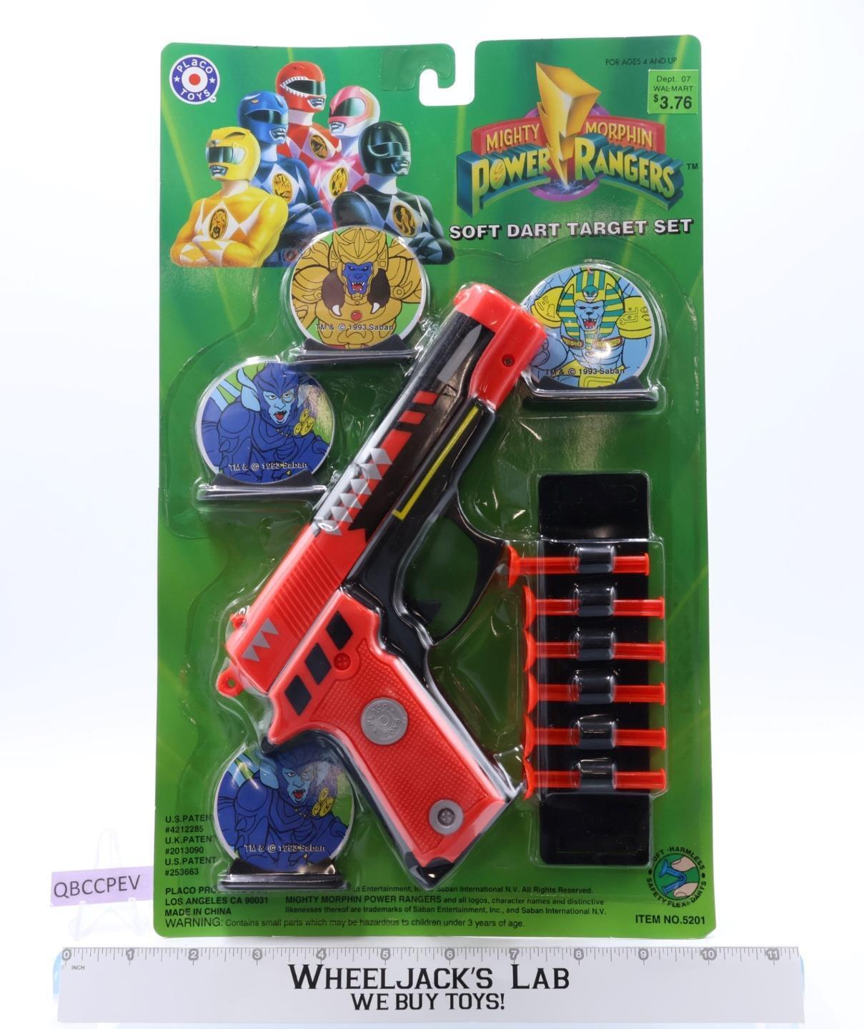 Soft Dark Target Set Mighty Morphin Power Rangers 1993 Placo Toys NEW ...