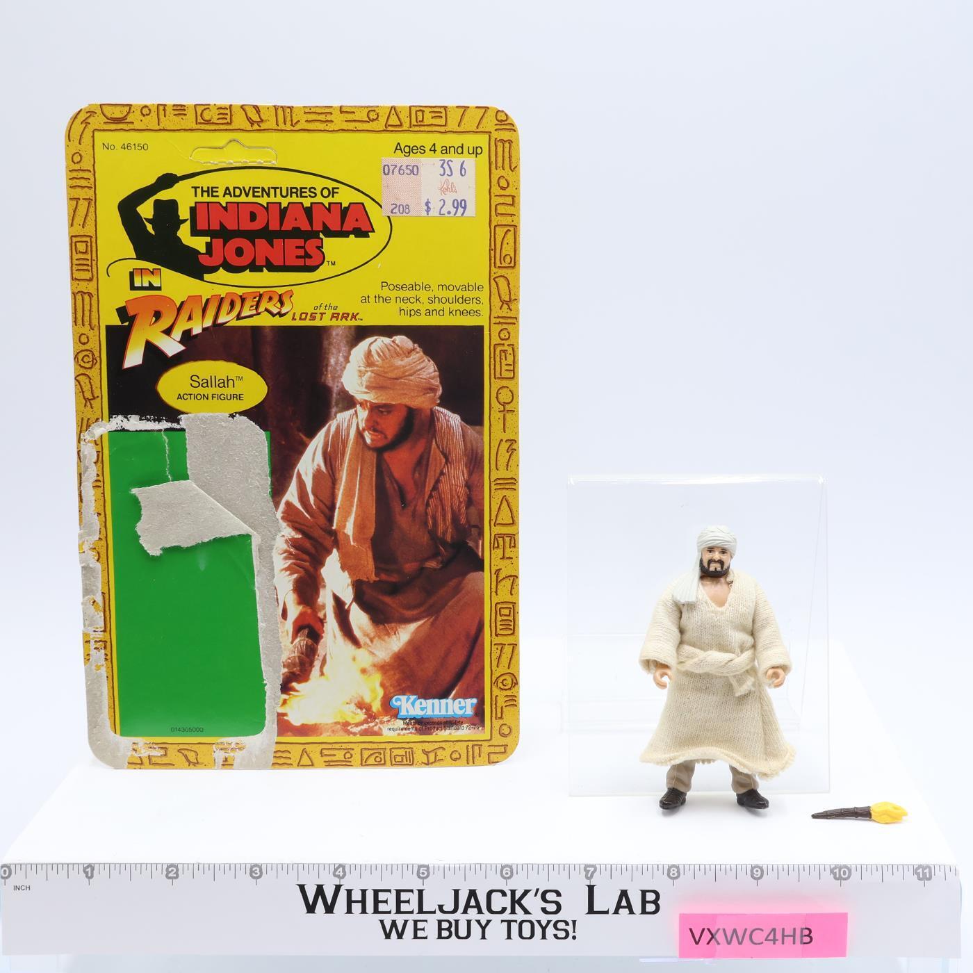 Sallah 100% Complete Raiders of the Lost Ark Indiana Jones 1982 Kenner ...