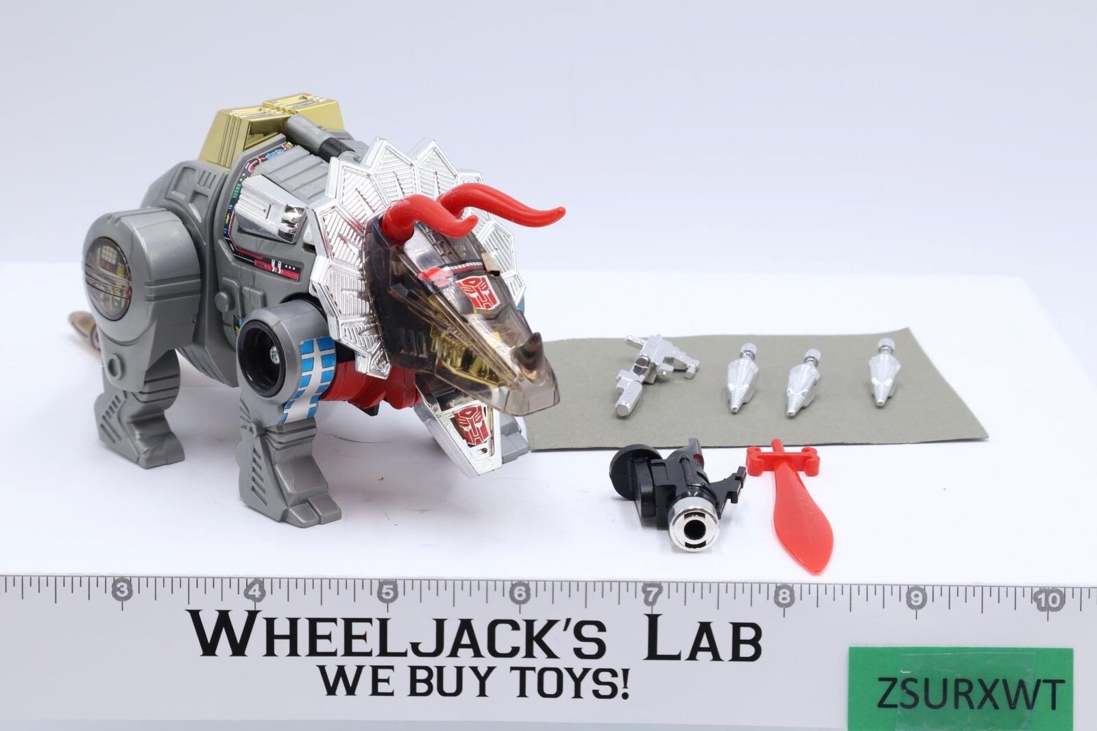 Slag 100% Complete 1985 Vintage G1 Transformers Triceratops Action ...