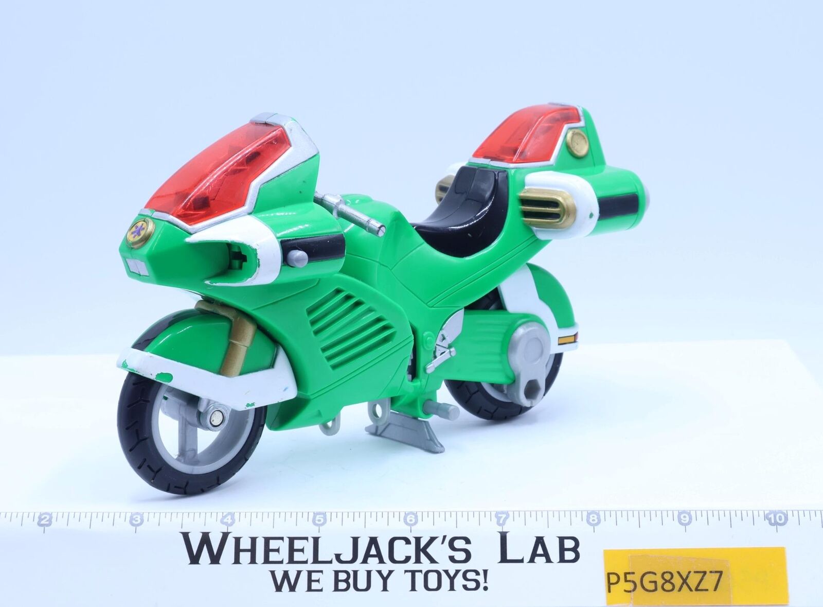 Green Lightspeed Rescue Cycle Bike Power Rangers 1999 Bandai Figure ...