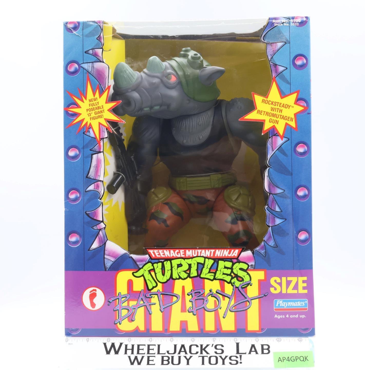 Giant Rocksteady Teenage Mutant Ninja Turtles Bad Boys 1991 Playmates ...