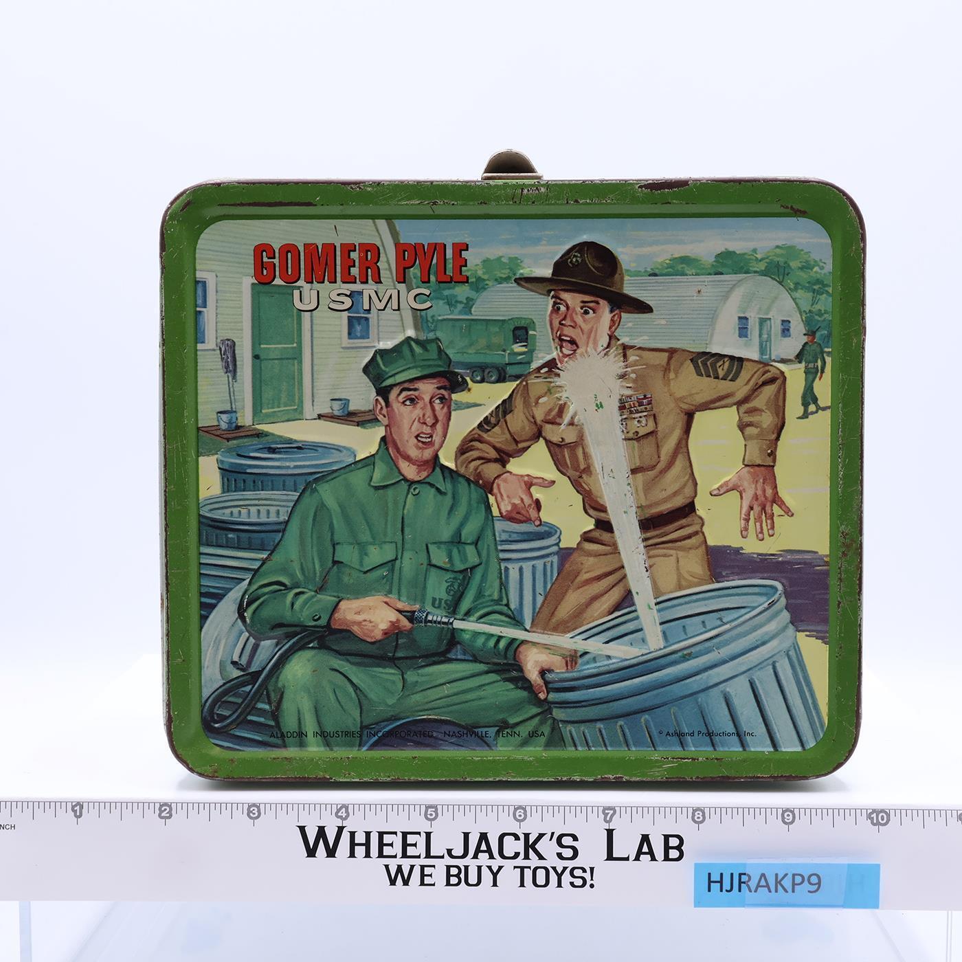 Gomer Pyle USMC Metal Lunch Box 1960's Aladdin No Thermos - Wheeljack's Lab