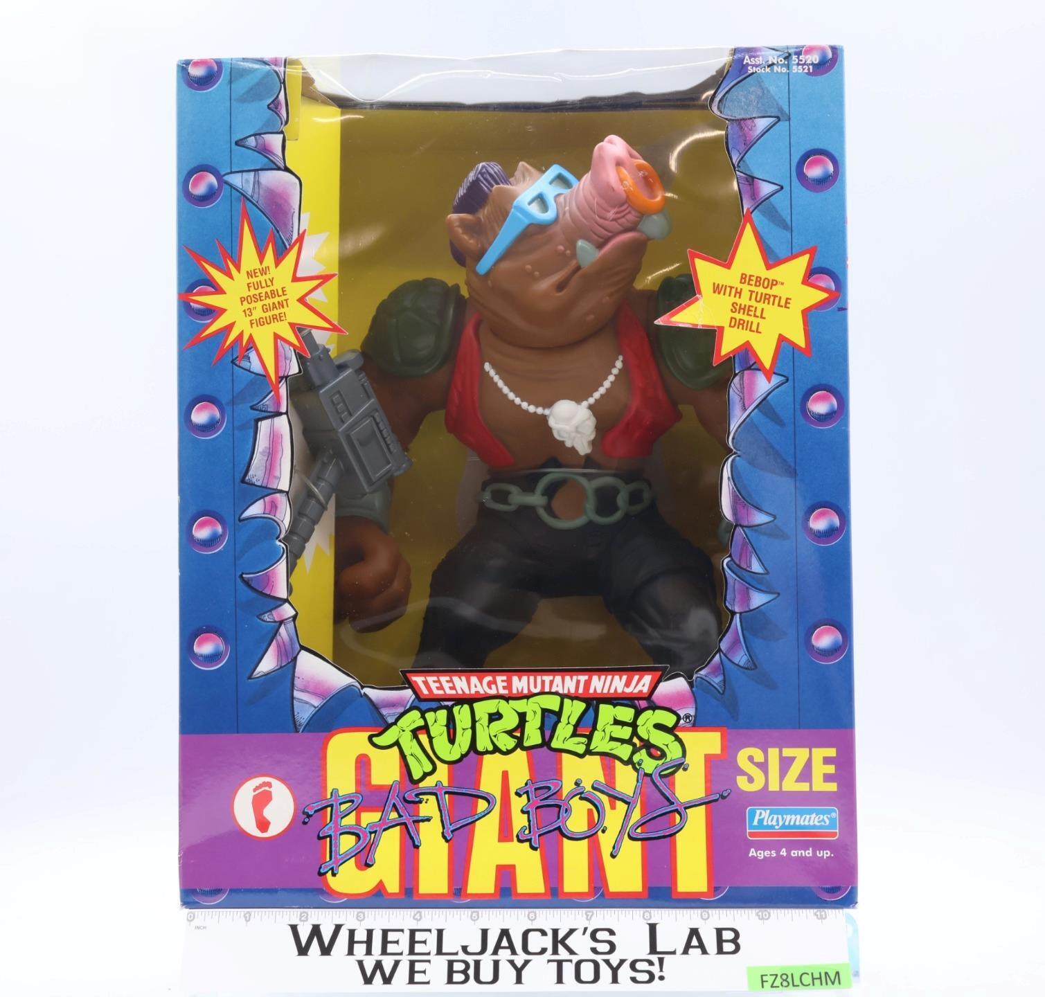 Giant Bebop Teenage Mutant Ninja Turtles Bad Boys 1991 Playmates NEW ...