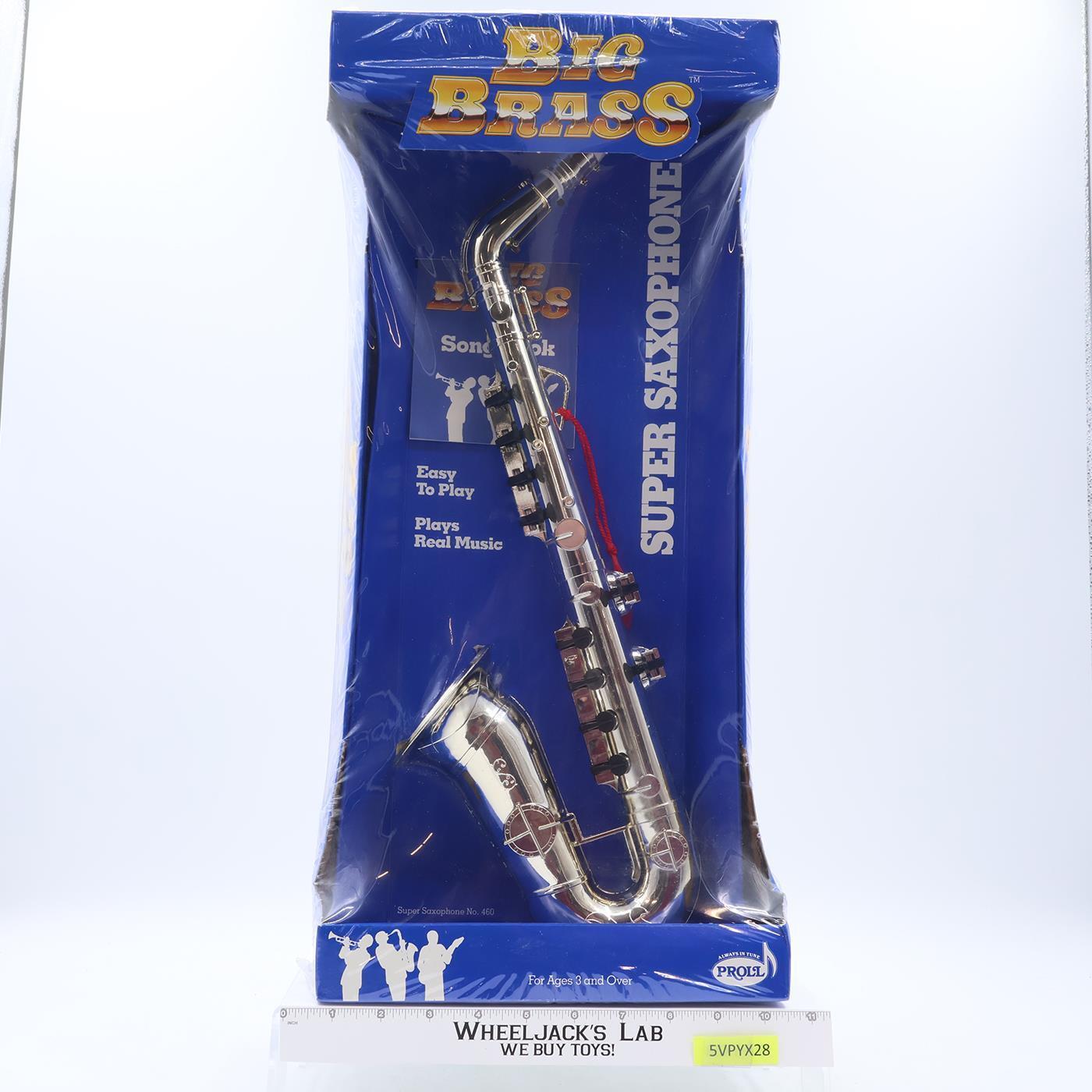 Big Brass Super Saxophone Instrument PROLL Preschool Toy NEW MISP ...
