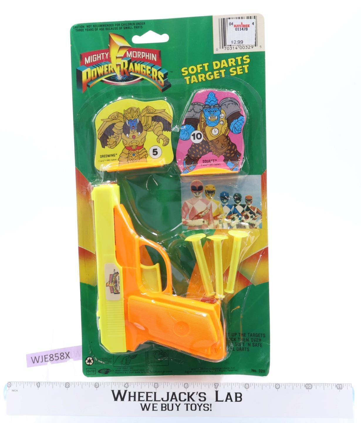 Soft Darts Target Set Mighty Morphin Power Rangers 1993 Henry Gordy NEW ...