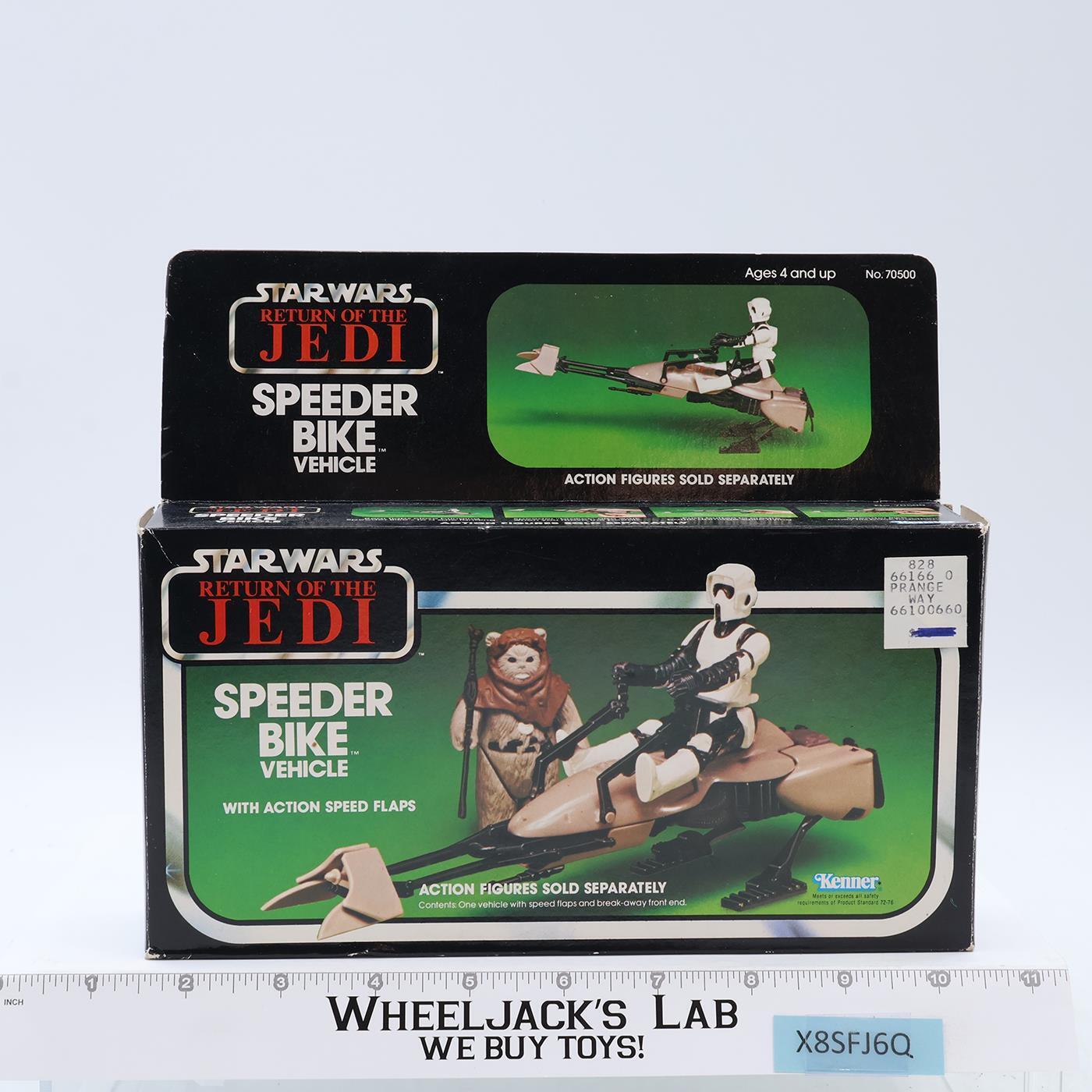 Speeder Bike 100% Complete W/Box Star Wars ROTJ Kenner 1983 Vehicle - Wheeljack's Lab