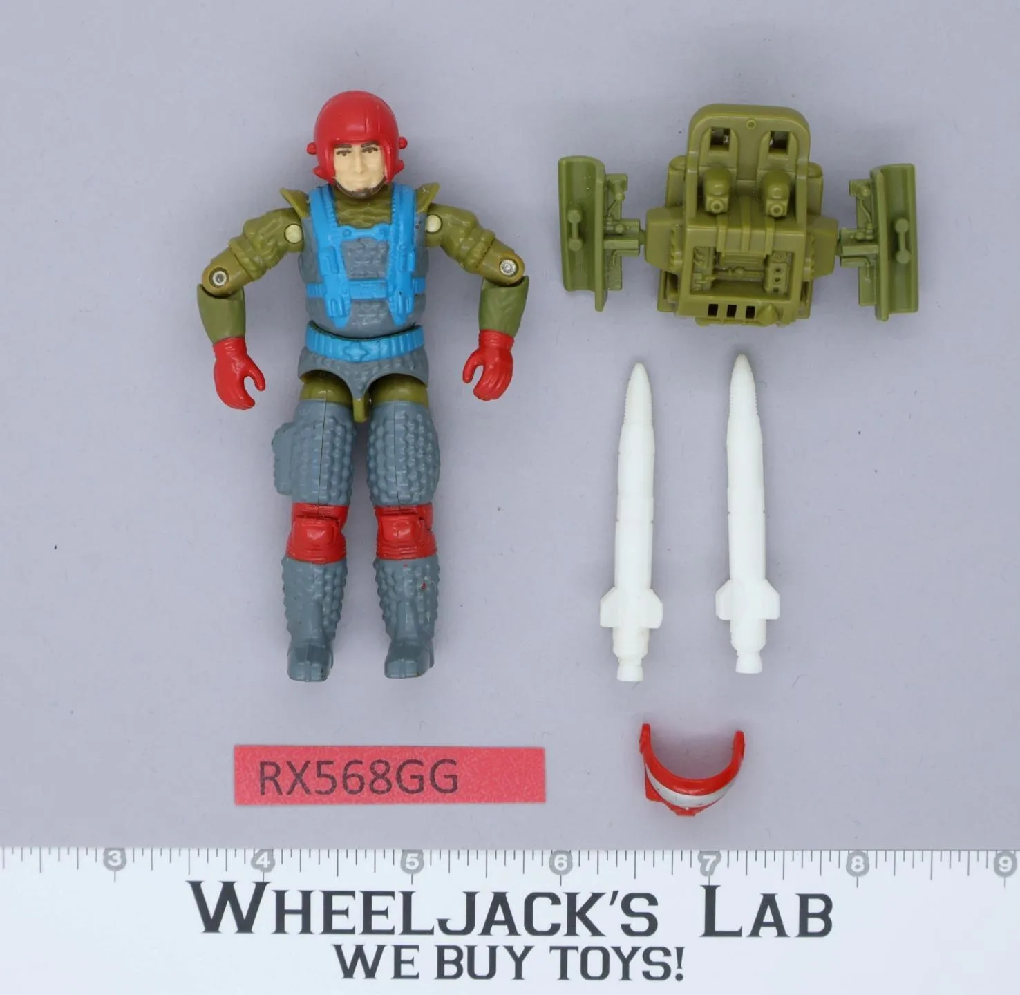 Fast Draw V1 1987 G.I. Joe Hasbro Vintage Action Figure - Wheeljack's Lab