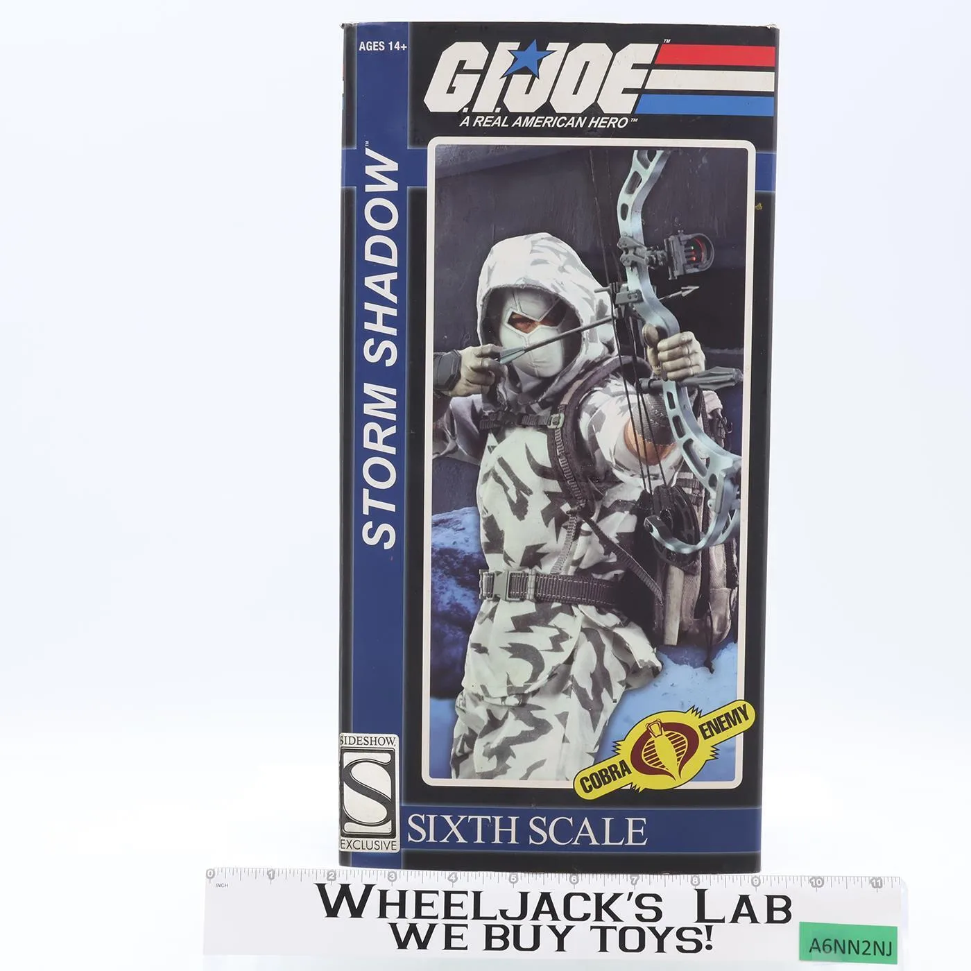 Storm Shadow GI Joe 2014 Sideshow Collectibles 12" Action Figure NEW ...