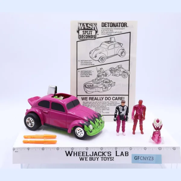 Detonator W/Jaques LaFleur 100% Complete 1987 MASK M.A.S.K. Kenner ...