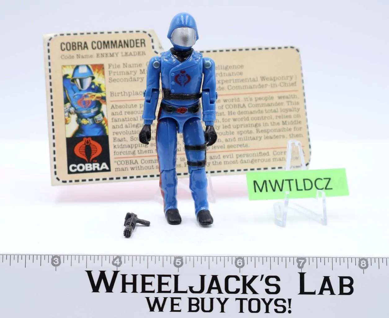 Cobra Commander Mickey Mouse V1 100% Complete G.I. Joe 1982 Hasbro Vintage - Wheeljack's Lab