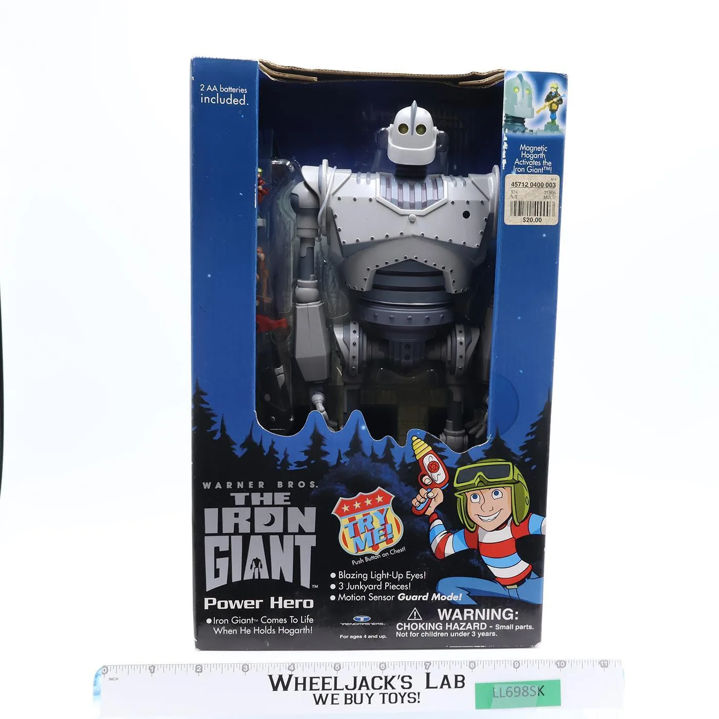 Power Hero Iron Giant The Iron Giant 1999 Trendmasters 12" Figure NEW ...