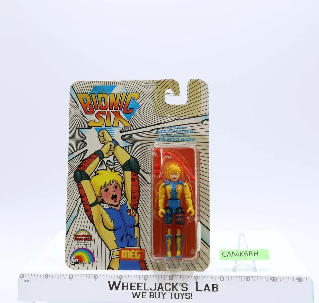 Meg Bionic Six 1986 LJN Vintage Action Figure NEW MOSC Sealed ...