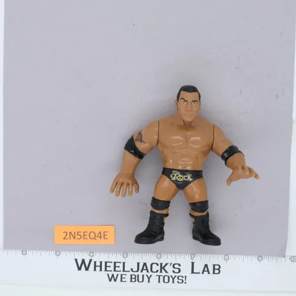 The Rock Dwayne Johnson WWE Retro Mattel 2017 Series 2 Wrestling Figure 4.5" - Wheeljack's Lab