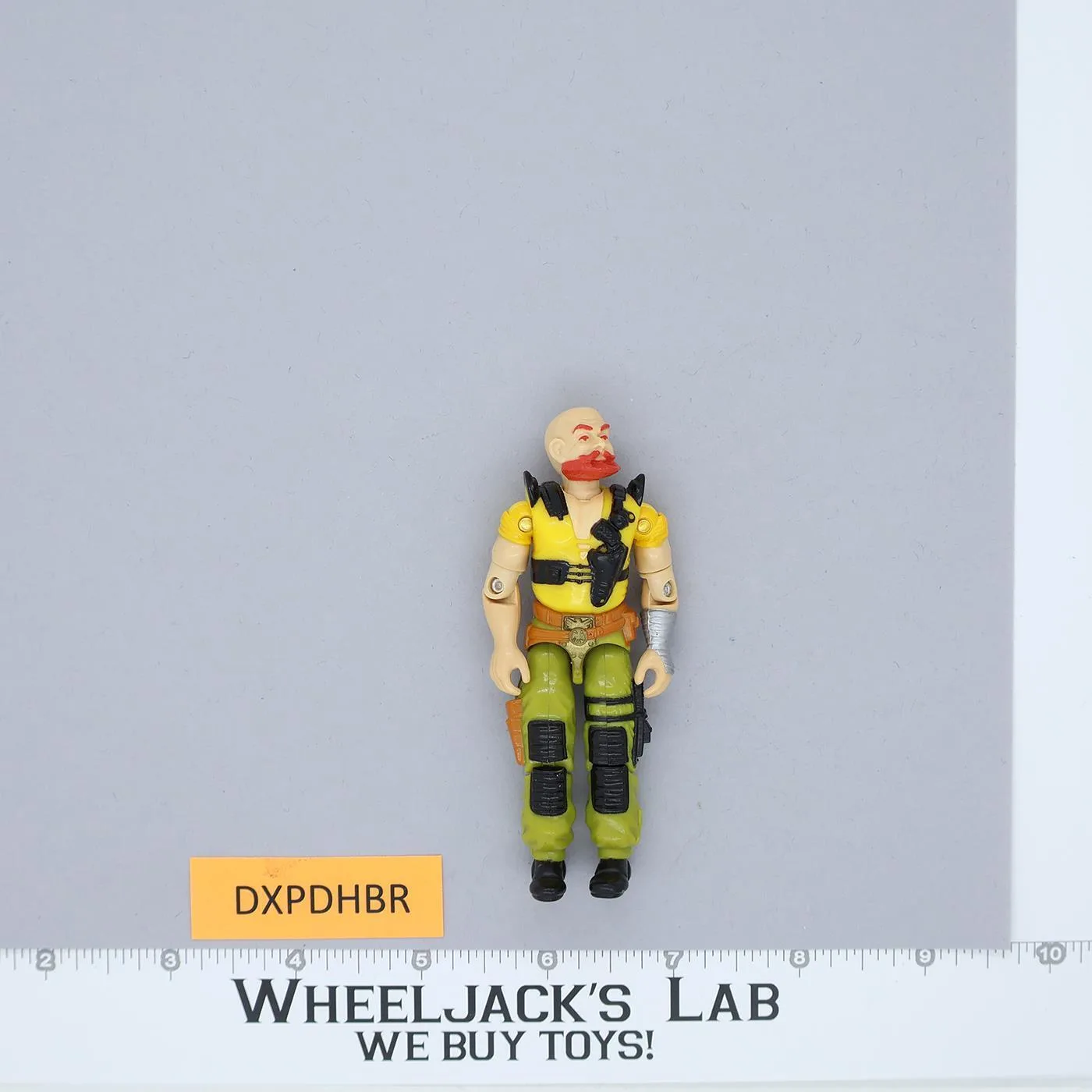 Taurus V1 G.I. Joe 1987 Hasbro Vintage Action Figure - Wheeljack's Lab