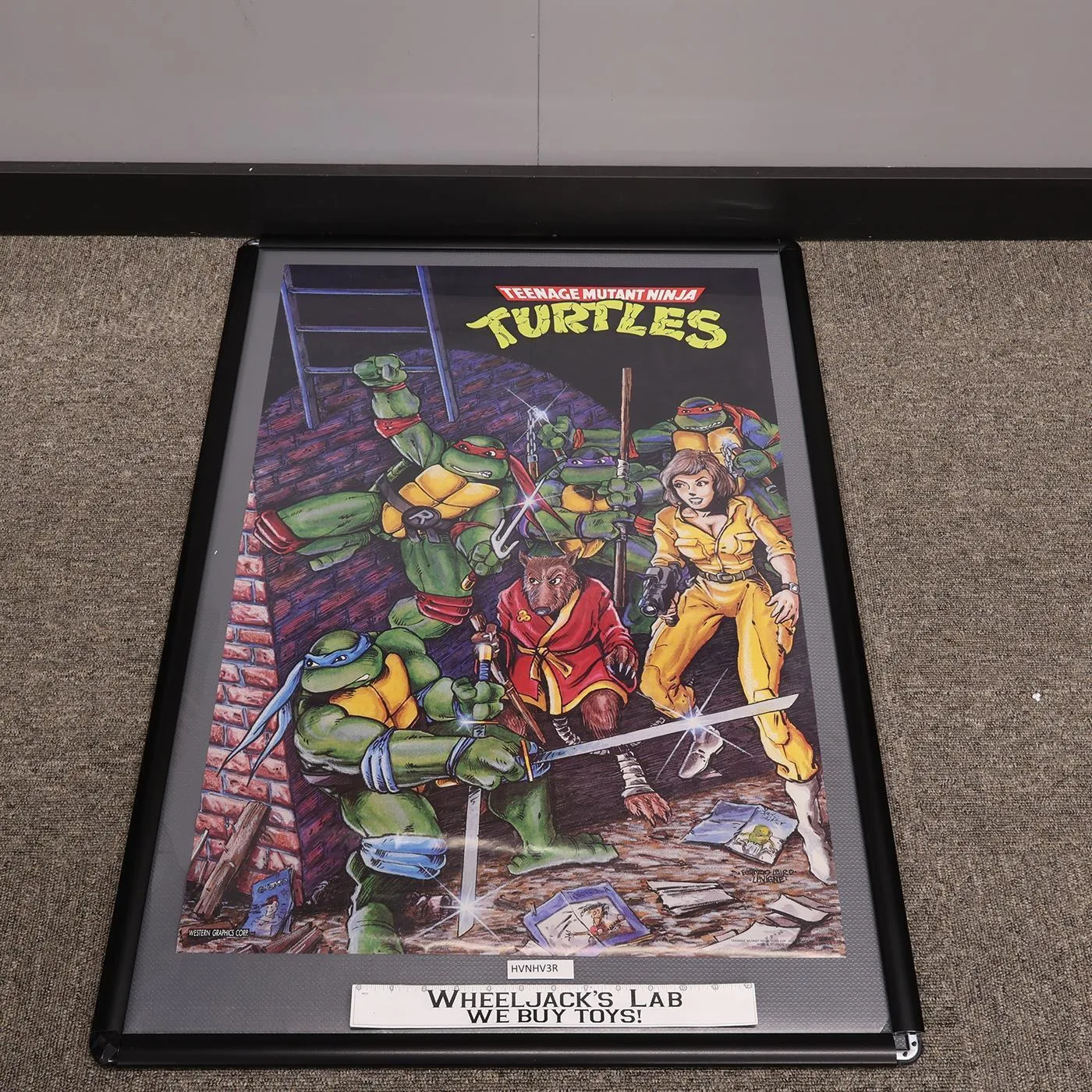 Teenage Mutant Ninja Turtles TMNT #1 Poster 31" X 21" 1988 Mirage ...
