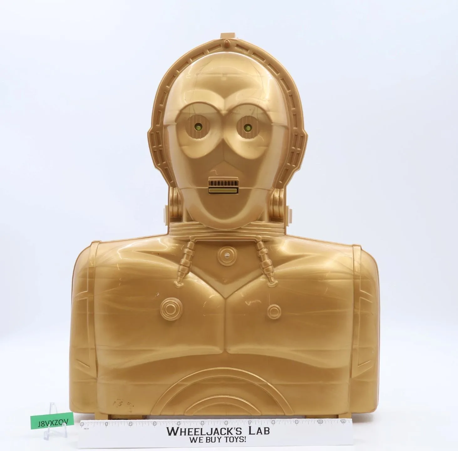 C-3PO Talking Gold Action Figure Storage Case Star Wars 1983 Kenner ...