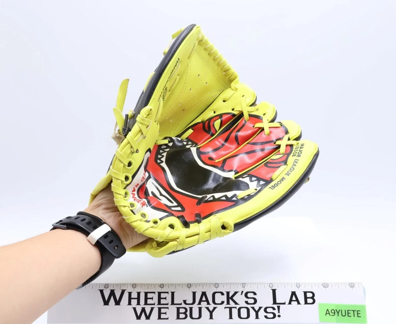 Red Ranger Child's Baseball Glove Power Rangers 1994 Remco Vintage ...