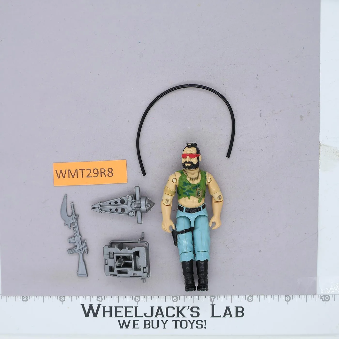 Ripper V1 100% Complete G.I. Joe 1985 Hasbro Vintage Action Figure ...