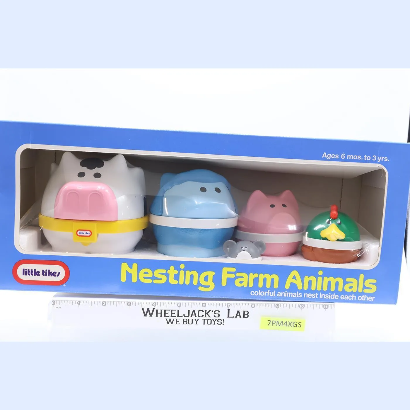 #1529 Nesting Farm Animals 1993 Little Tikes Vintage Toy NEW SEALED ...