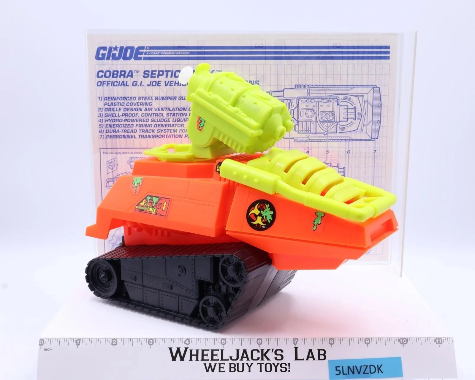 Septic Tank G.I. Joe 1991 Hasbro Vintage Action Figure Vehicle ...