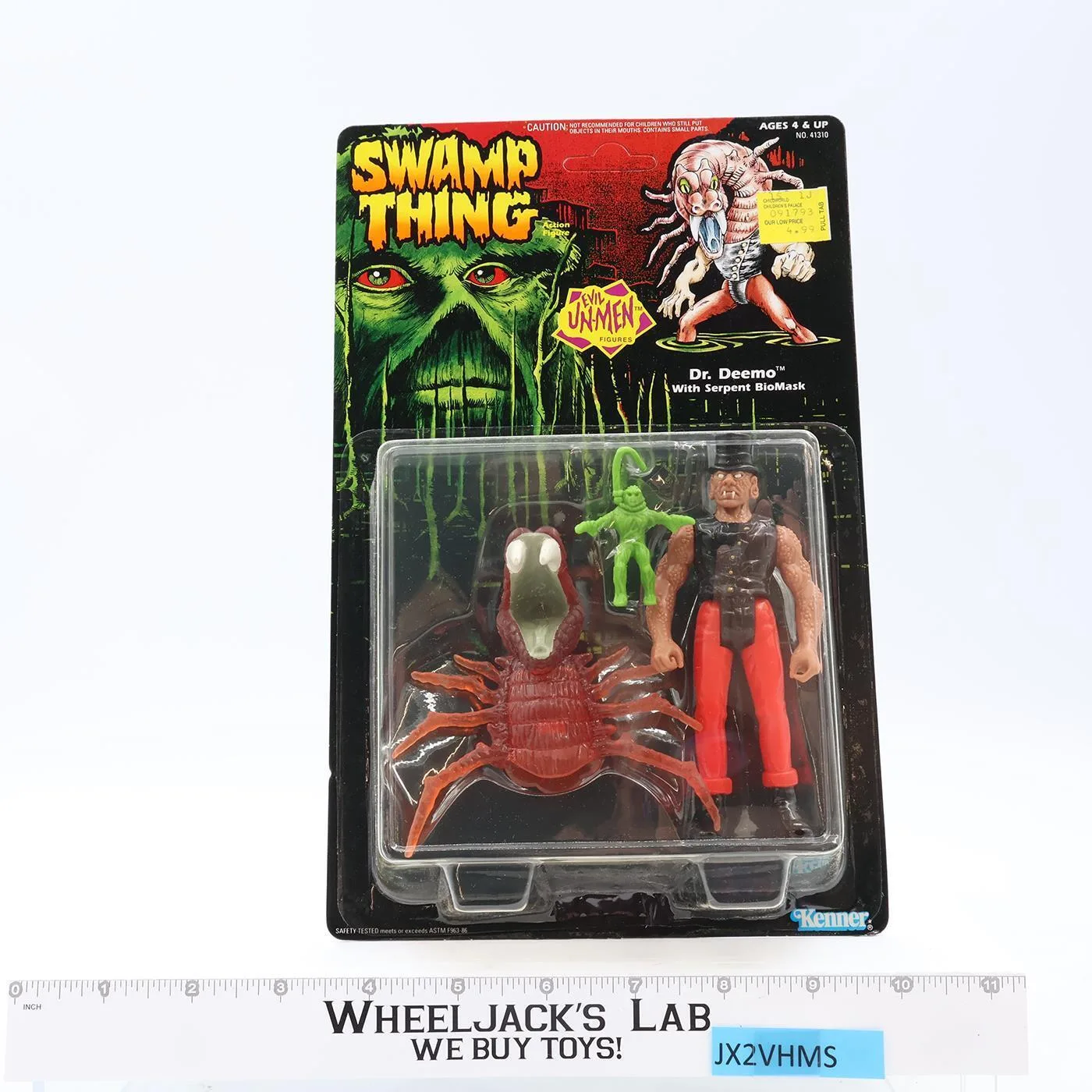 Dr. Deemo Swamp Thing 1990 Kenner Vintage Action Figure NEW MOSC ...