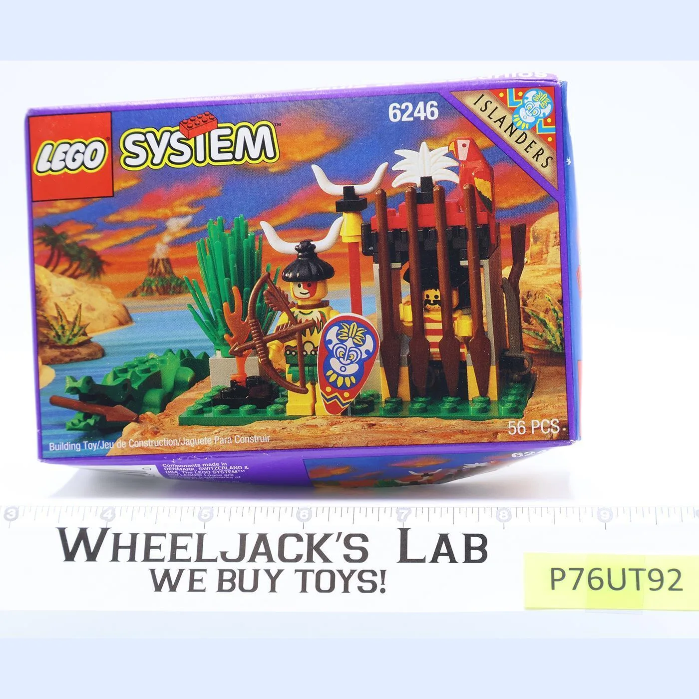 LEGO #6246 Crocodile Cage Islanders 1994 Lego System 56 pieces NEW MISB ...