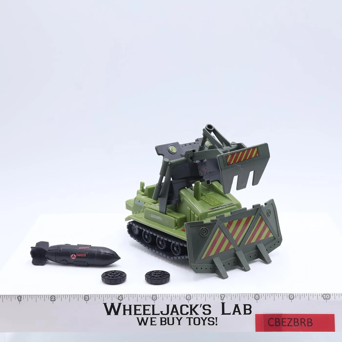 Bomb Disposal 100% Complete GI Joe 1985 Hasbro Action Figure Vehicle ...