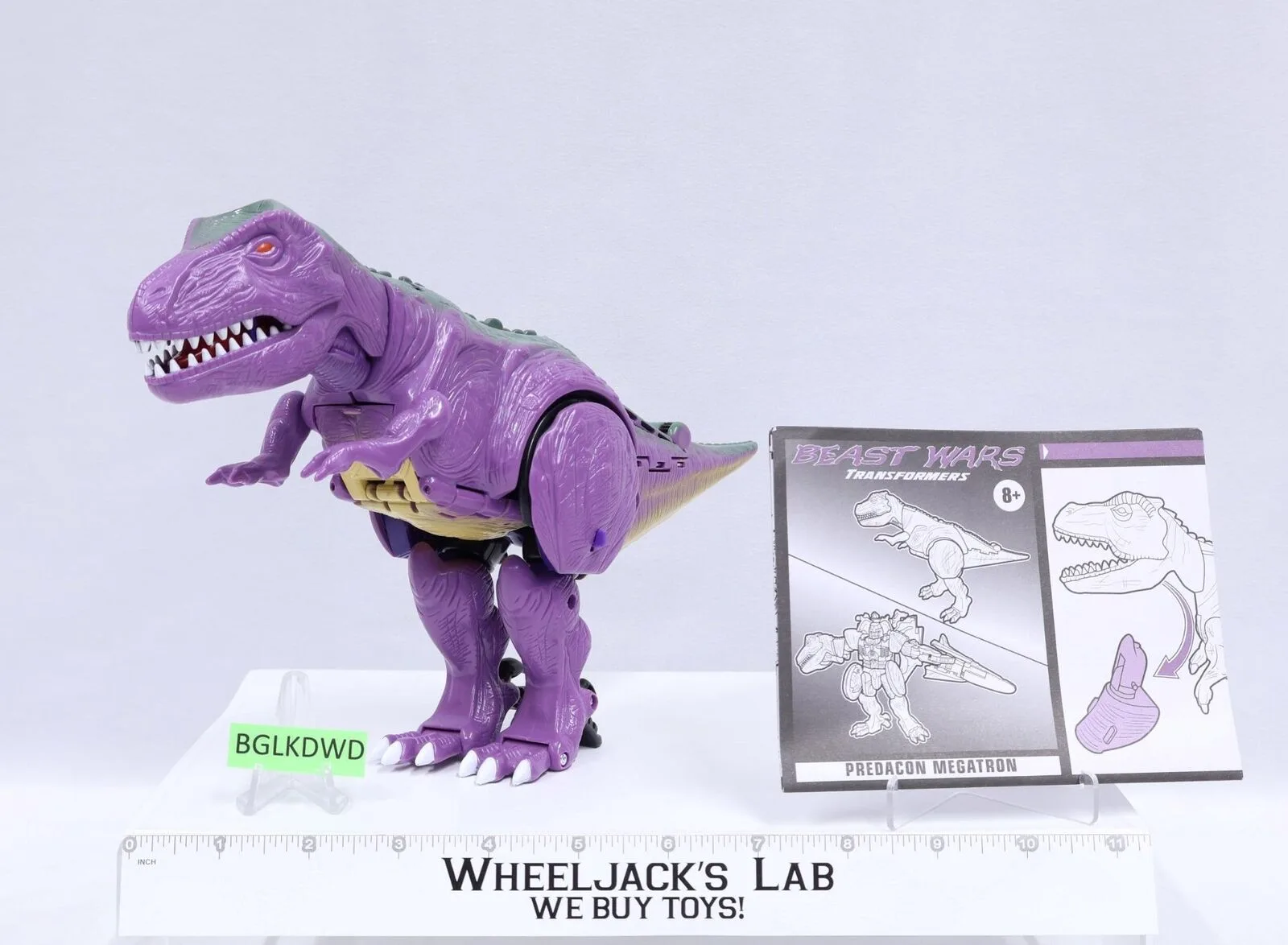Megatron T-Rex 100% Complete Transformers 1995 Beast Wars Hasbro Action Figure - Wheeljack's Lab