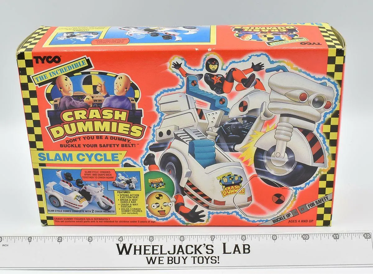 Slam Cycle The Incredible Crash Dummies 1992 Tyco NEW SEALED MISB ...