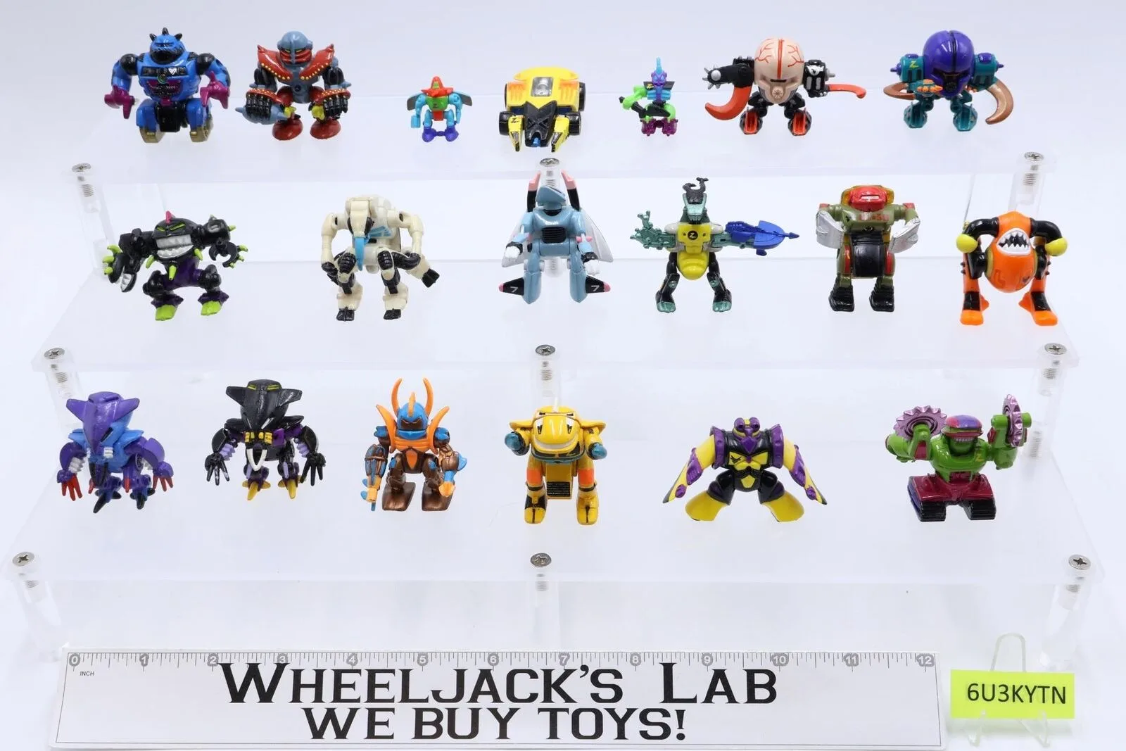 Lot of 19 Z-Bots Micro Machines 1992 Galoob Vintage Action Figures ...