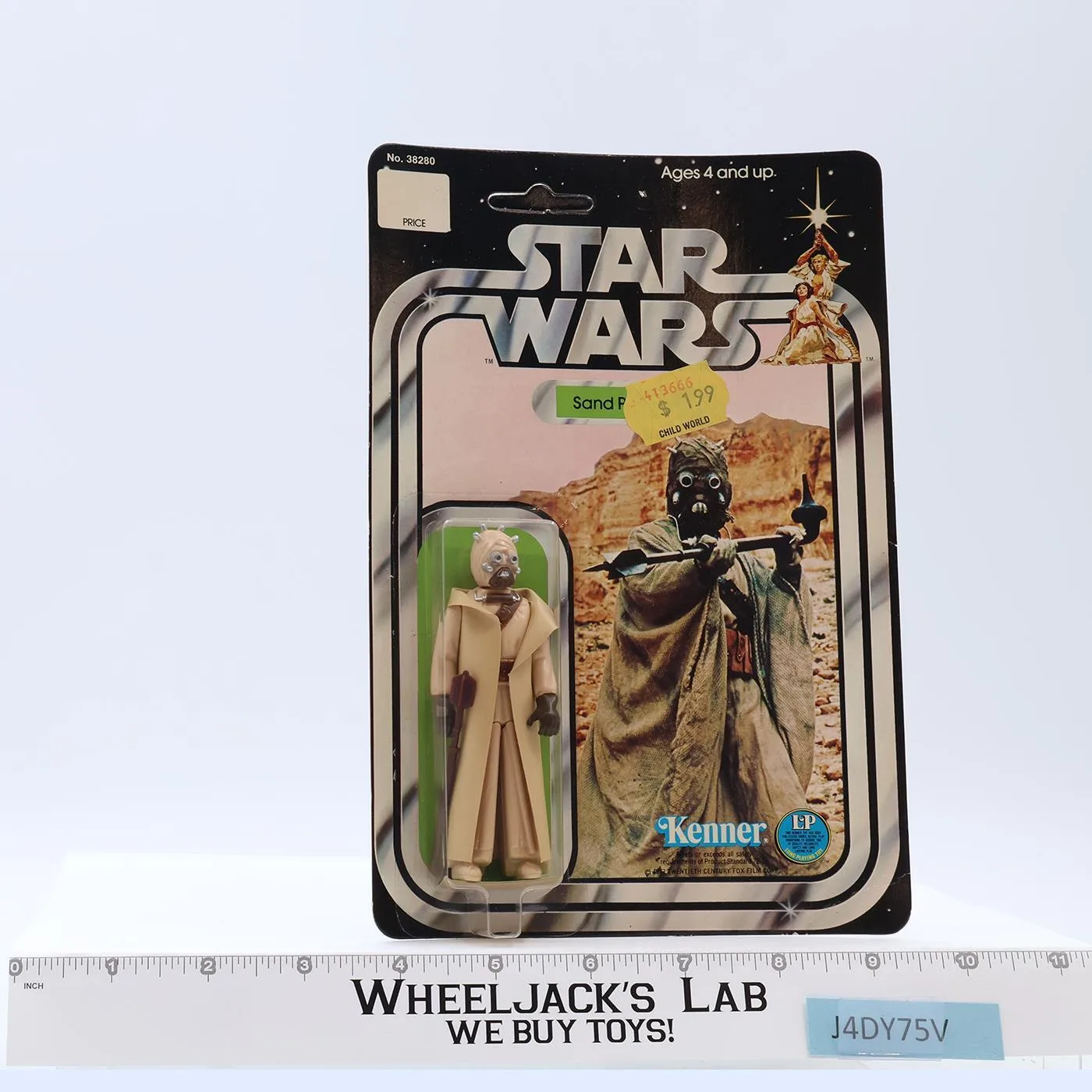 Sand People Tusken Raider 20 Back-A Star Wars 1978 Kenner NEW MOSC ...
