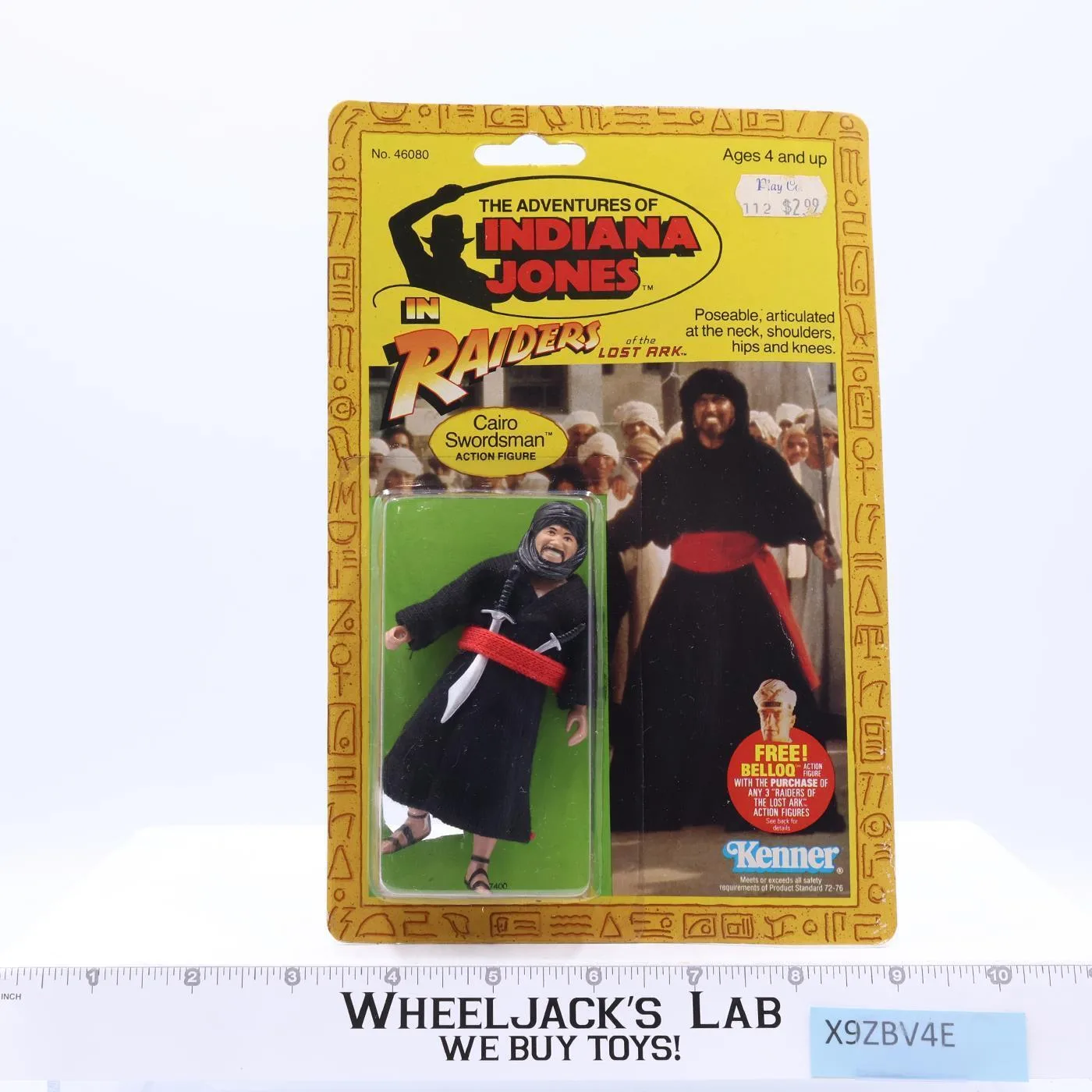 Cairo Swordsman Indiana Jones ROTLA 1982 Kenner Vintage Action Figure ...