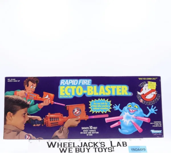 Rapid Fire Ecto-Blaster The Real Ghostbusters 1986 Kenner Vintage Toy NEW SEALED - Wheeljack's Lab