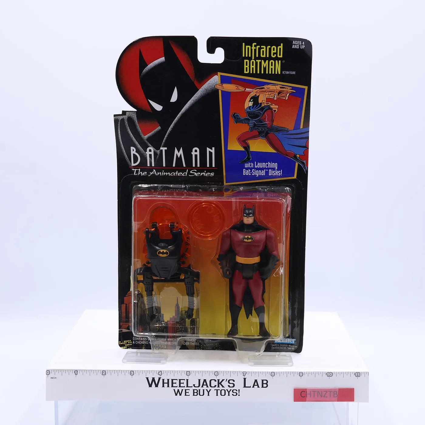 Infrared Batman MOSC NEW Batman The Animated Series Kenner 1993 Action Figure - Wheeljack's Lab