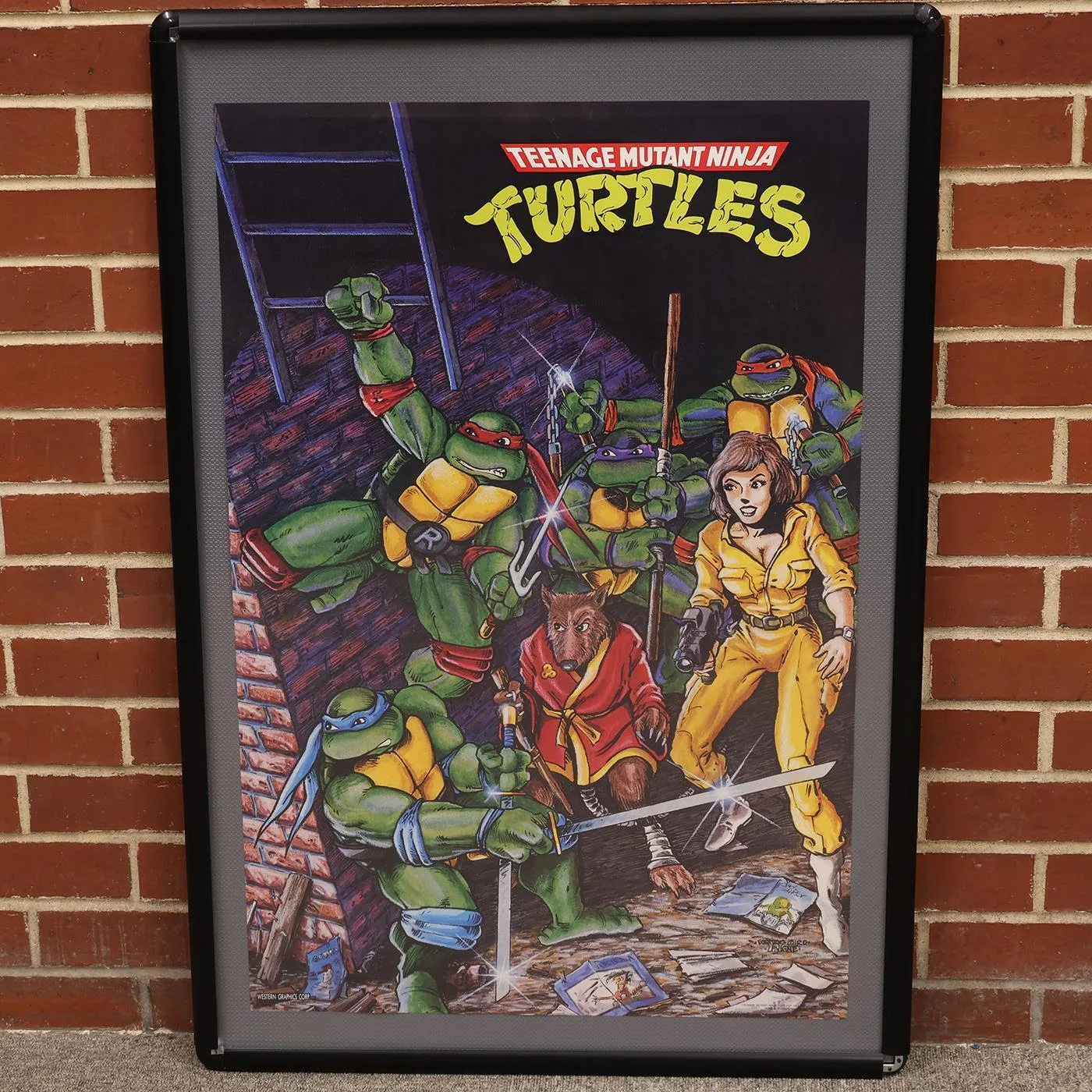 Teenage Mutant Ninja Turtles TMNT #2 Poster 31" X 21" 1988 Mirage Studios - Wheeljack's Lab