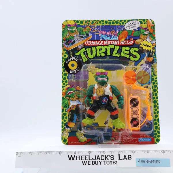 Rappin' Mike Teenage Mutant Ninja Turtles TMNT 1991 Playmates Figure ...