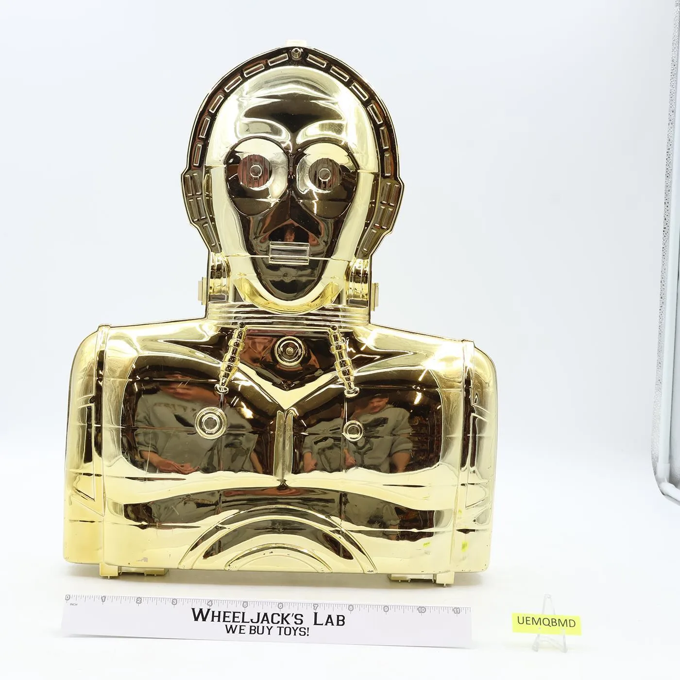 C-3PO Gold Action Figure Storage Case Star Wars 1983 Kenner Vintage ...