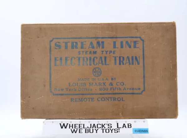 Streamline Steam Type Electrical Train 1950s Louis Marx Vintage Toy ...