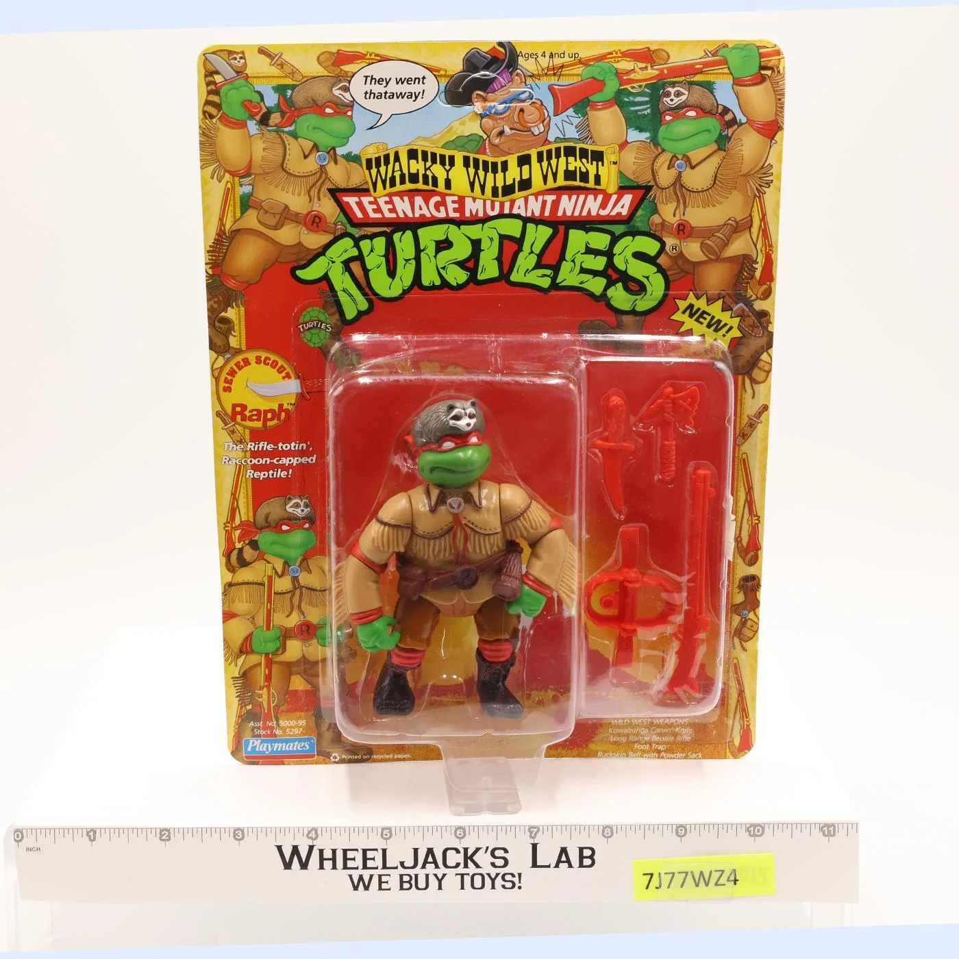 Sewer Scout Raph Teenage Mutant Ninja Turtle Wacky Wild West TMNT ...