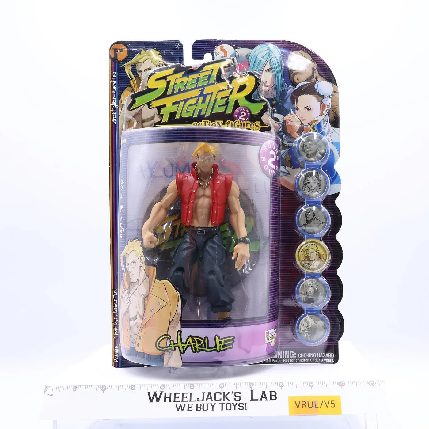 Charlie 8" Round 2 Street Fighter Alpha 3 Player 2 Resaurus CAPCOM 2000 ...