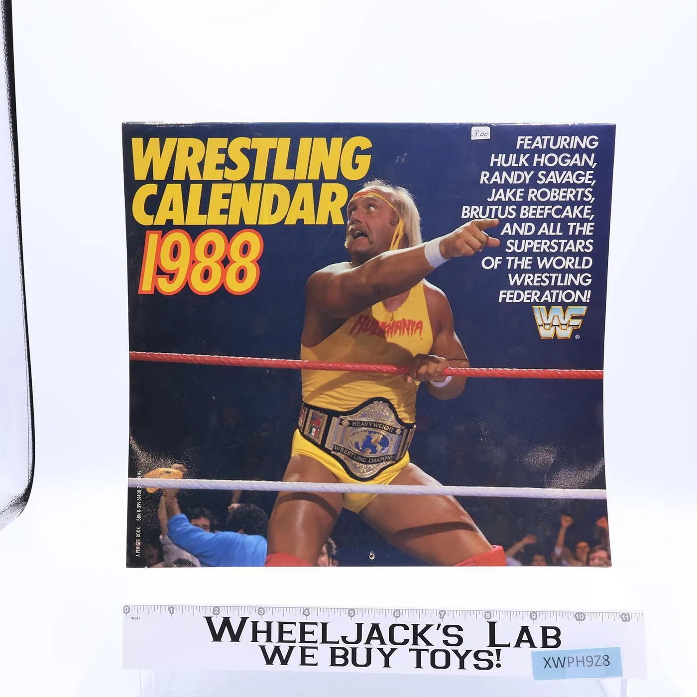 WWF Wrestling 1988 Calendar Hulk Hogan Randy Savage Jake Roberts ...