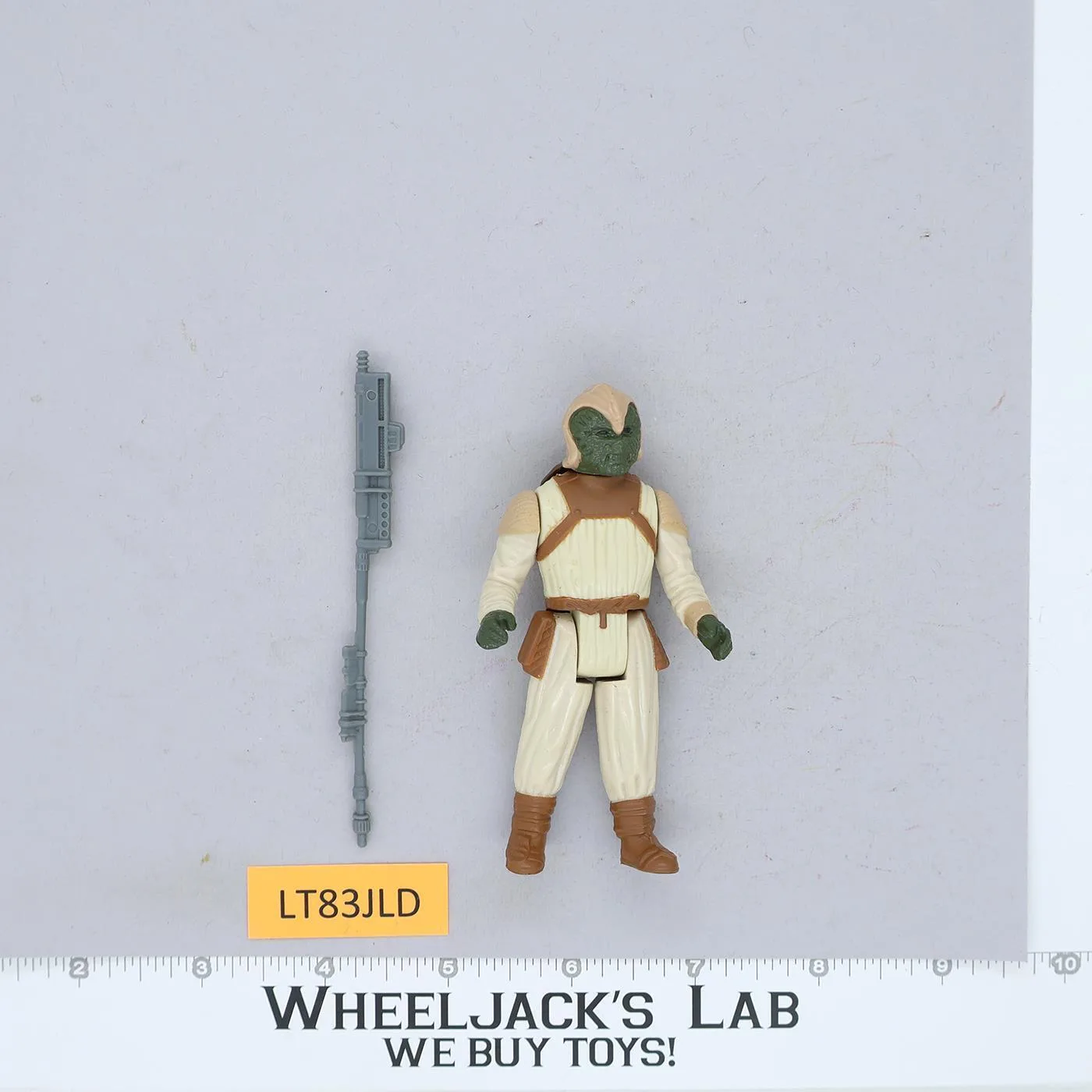 Jabba The Hutt Klaatu Skiff Guard Star Wars ROTJ 1983 Kenner Figure NO ...