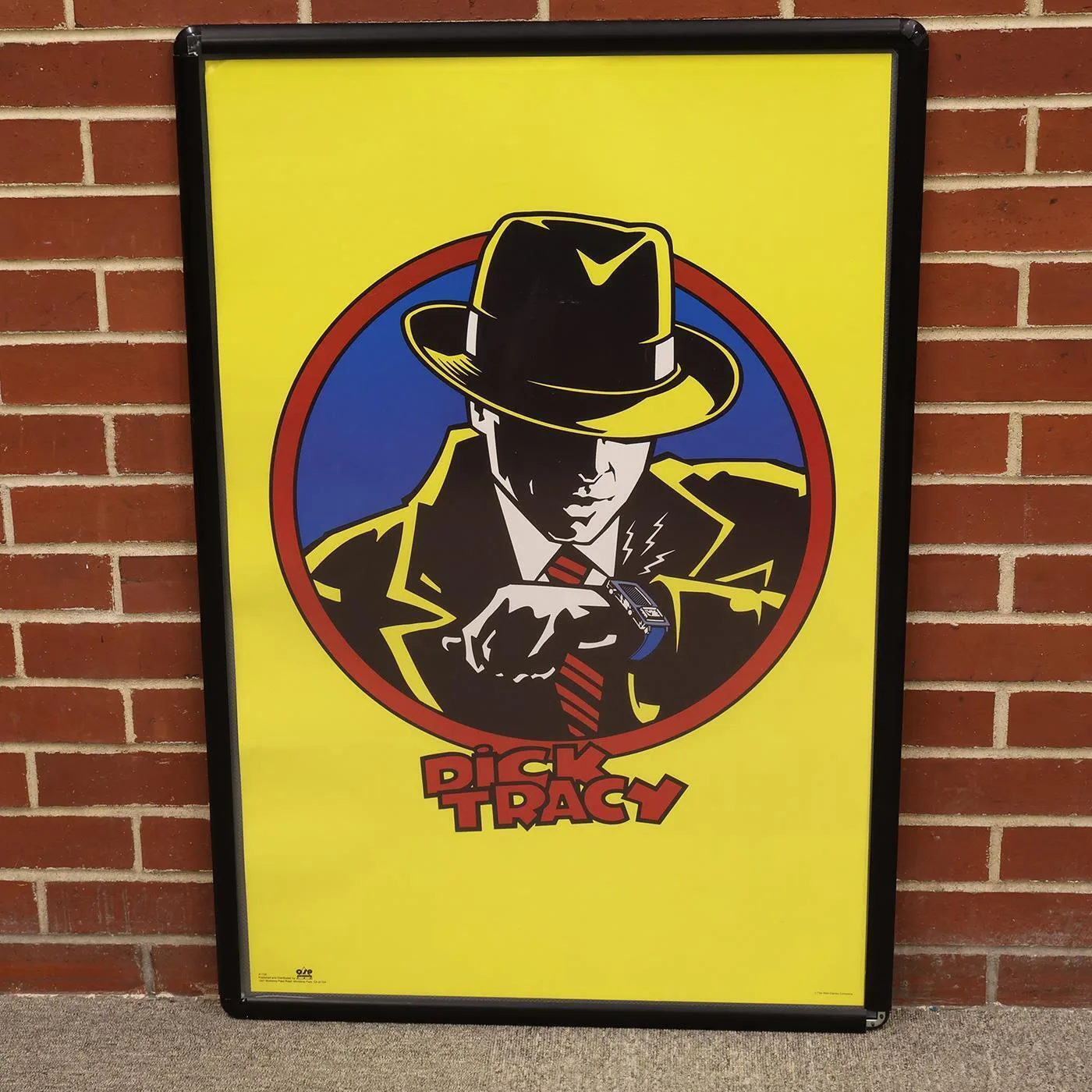 Dick Tracy #2 Poster 35" X 23" #1728 Walt Disney Company Yellow - Wheeljack's Lab