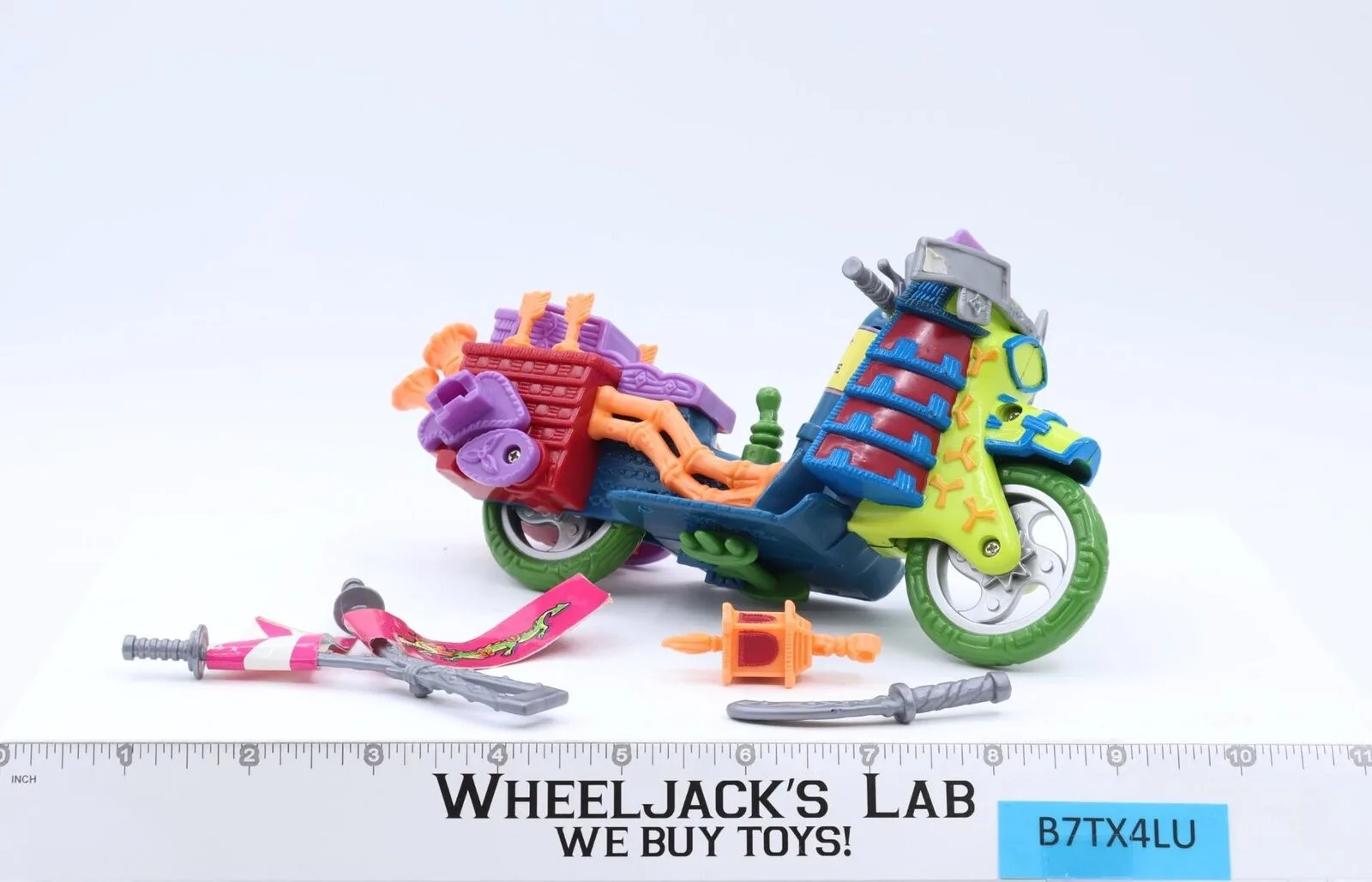 Samurai Scooter Teenage Mutant Ninja Turtle TMNT 1992 Playmates Vehicle ...