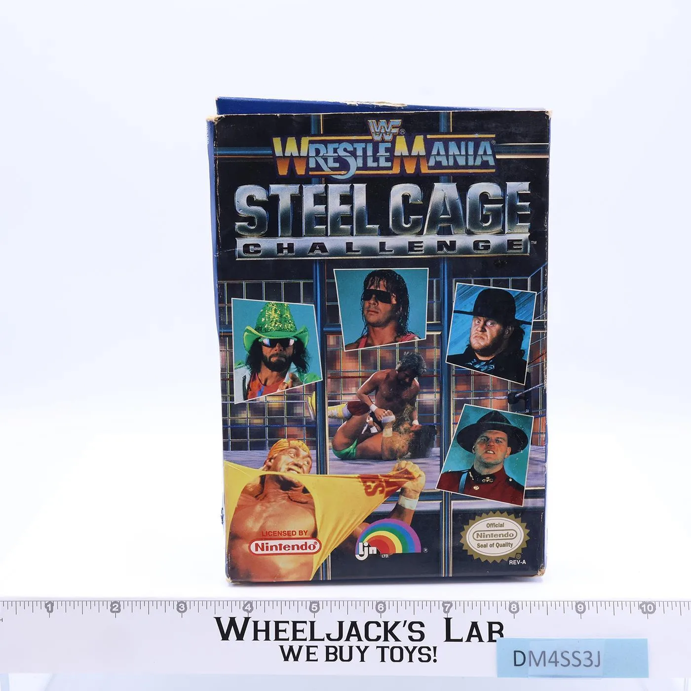 WWF Wrestle Mania Steel Cage Challenge Nintendo NES 1992 W/ Box ...