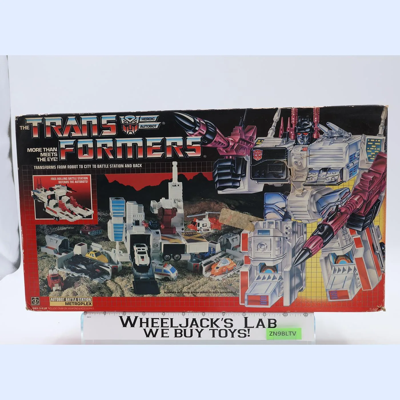 Metroplex W/BOX & INSERT 100% Complete 1985 Vintage G1 Transformers ...