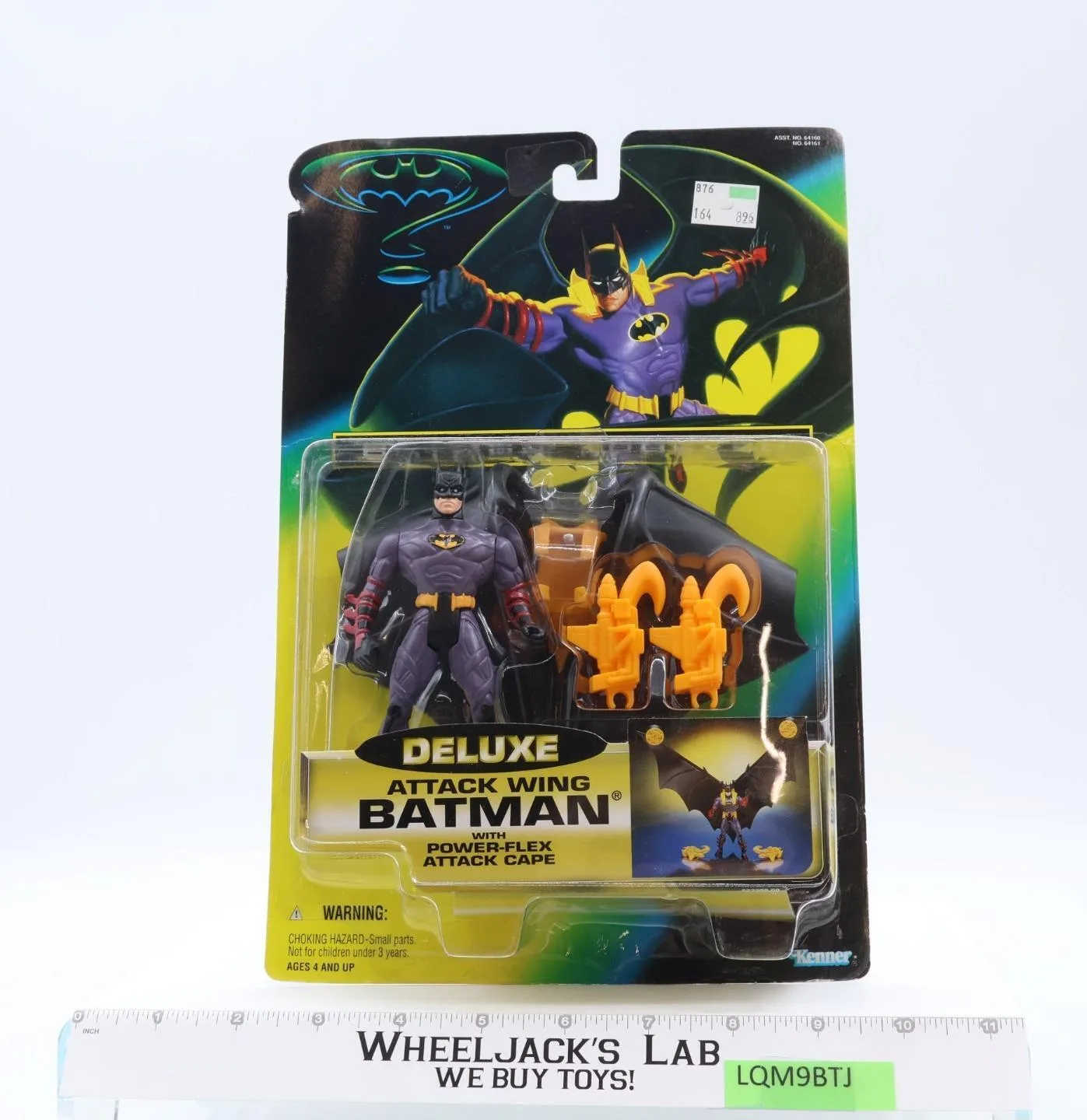 Attack Wing Batman Deluxe Batman Forever 1995 Kenner Figure NEW MOSC ...